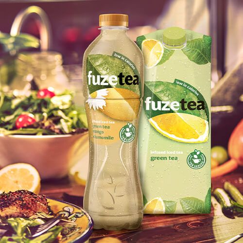 Fuze Tea. IJsthee. Maar natuurlijk wel van échte thee.