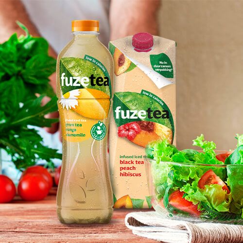 Fuze Tea. IJsthee. Maar natuurlijk wel van échte thee.