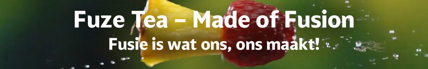 Fuze Tea. IJsthee. Maar natuurlijk wel van échte thee.