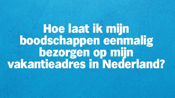 Ervaar het gemak van gratis boodschappen laten bezorgen | Albert Heijn