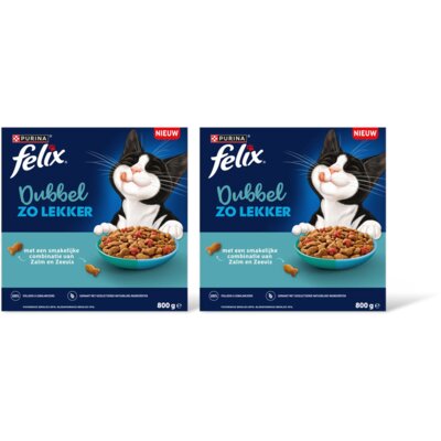 Felix Dubbel lekker zalm,zeevis,rode biet 2pk bestellen | Albert Heijn