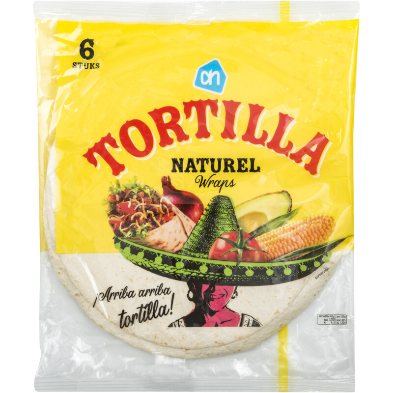 AH Tortilla naturel wraps bestellen | Albert Heijn