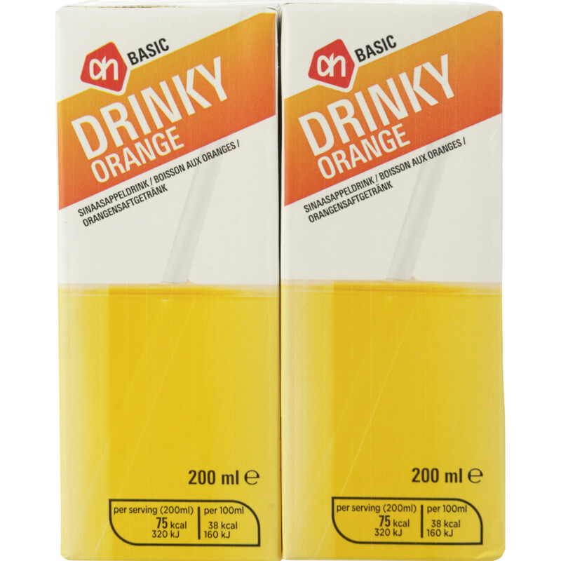 AH BASIC Drinky orange 10 pack bestellen | Albert Heijn