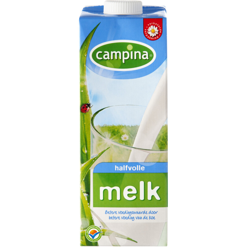 Campina Camp halfvolle melk 1L pak bestellen | Albert Heijn
