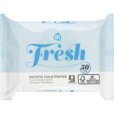 AH Vochtig toiletpapier fresh nv bestellen | Albert Heijn