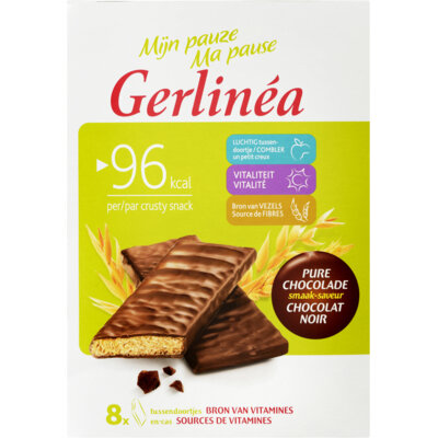 Gerlinea Crusty snack chocolade puur bestellen | Albert Heijn