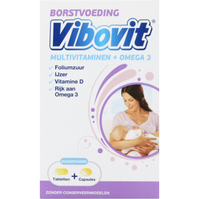 Vibovit Borstvoeding multivitaminen + omega 3 bestellen | Albert Heijn