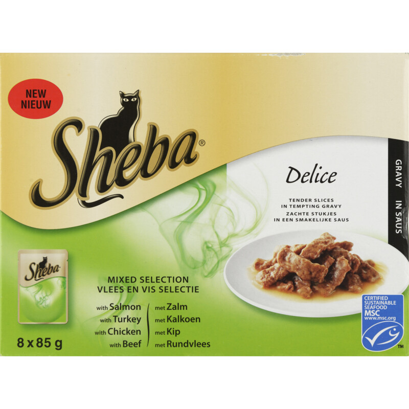 Sheba Vis en vlees selectie bestellen | Albert Heijn