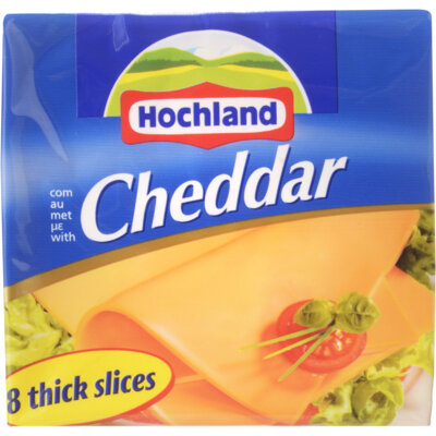 Hochland cheddar cheese slices 200g bestellen | Albert Heijn