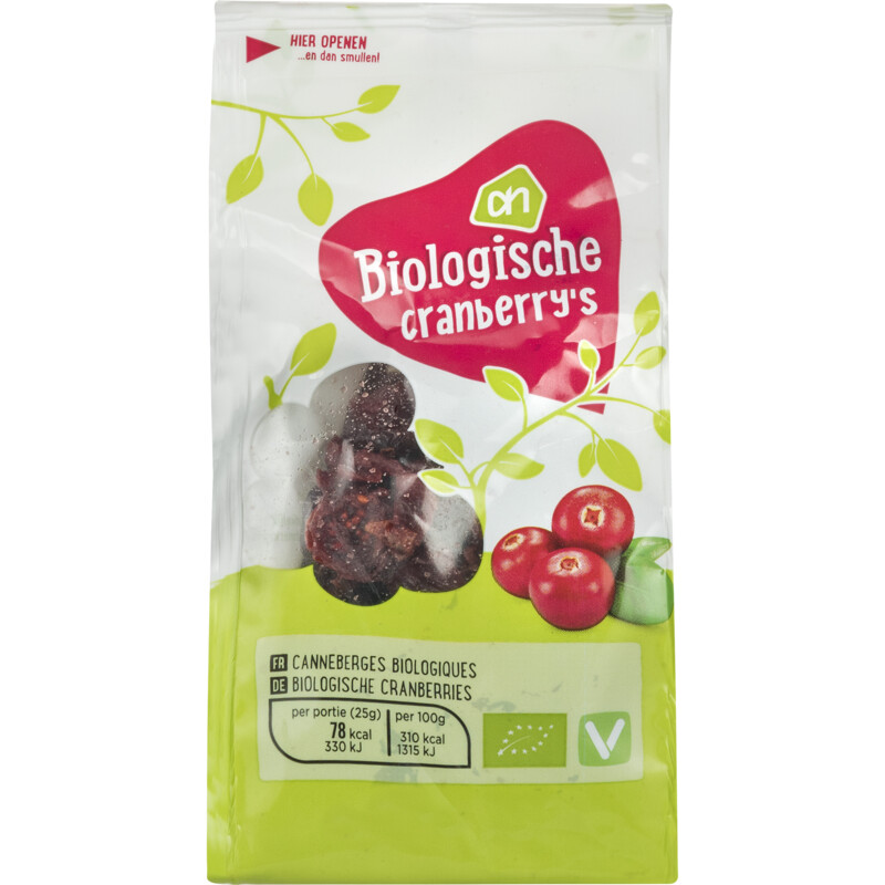 AH Biologisch Cranberries bio bestellen | Albert Heijn