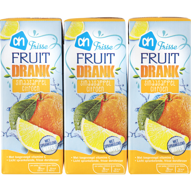 AH Frisse fruitdrank sinas/lim bestellen | Albert Heijn