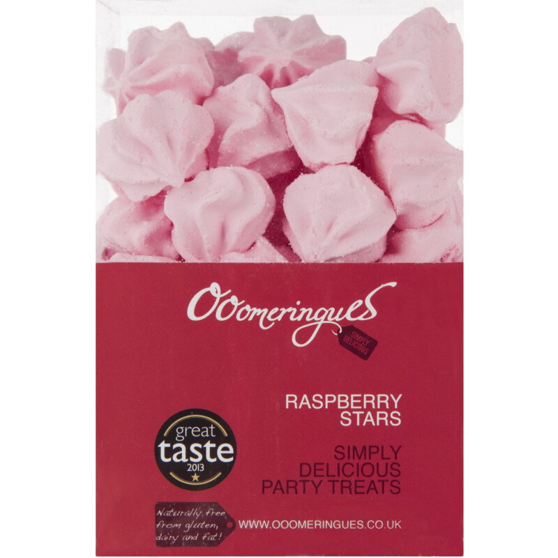 Ooomeringues Raspberry stars bestellen | Albert Heijn