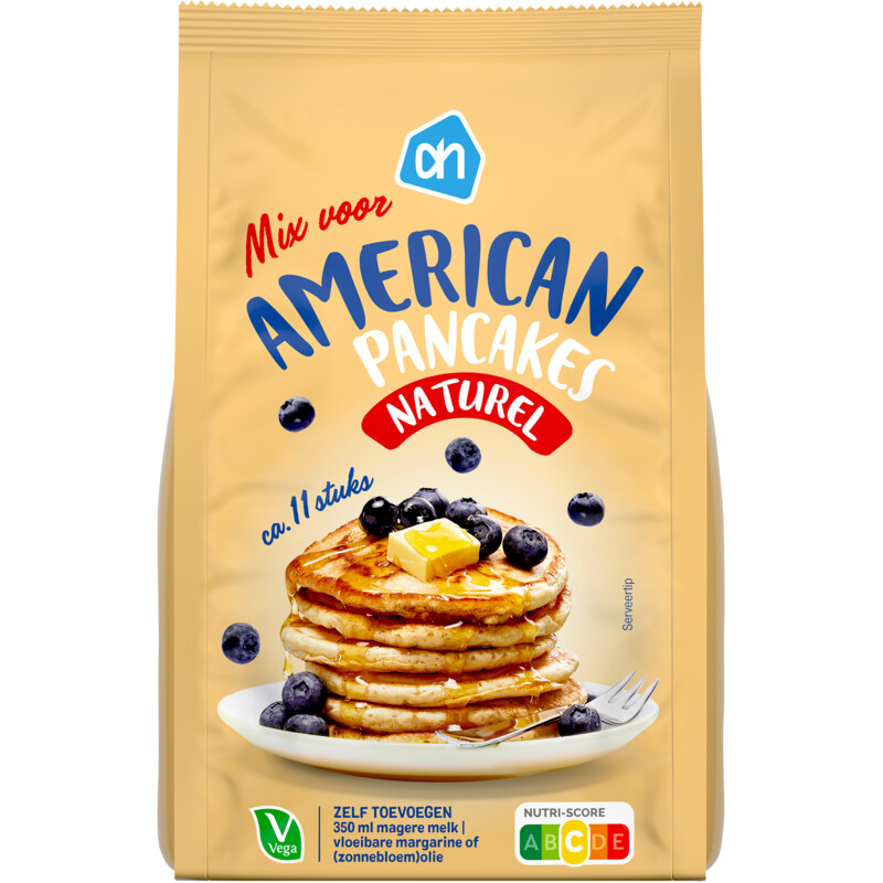 AH Mix voor American pancakes naturel reserveren | Albert Heijn