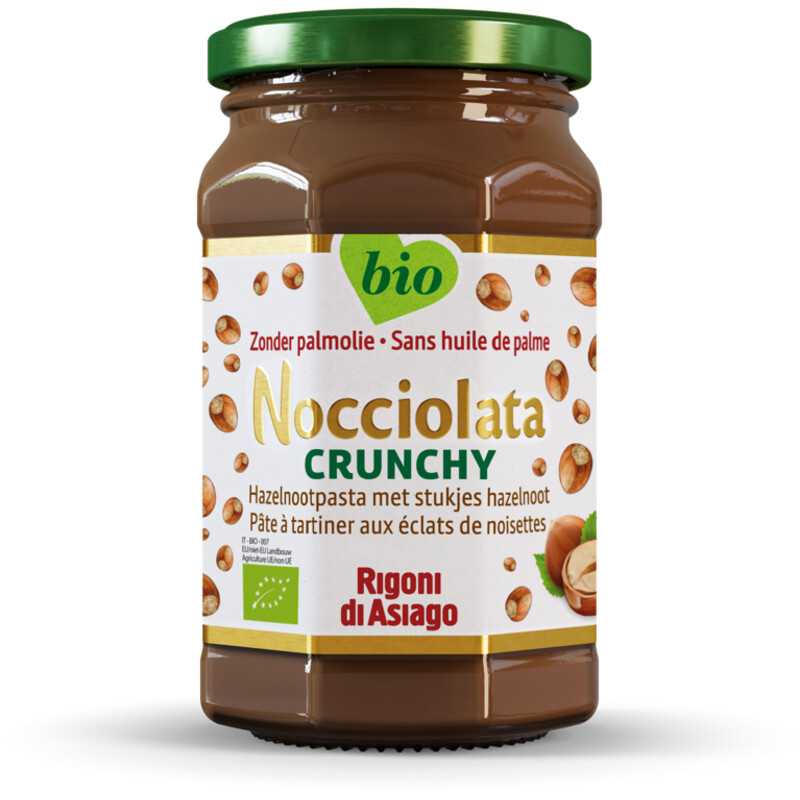 Nocciolata Crunchy hazelnootpasta zonder palmolie bestellen | Albert Heijn