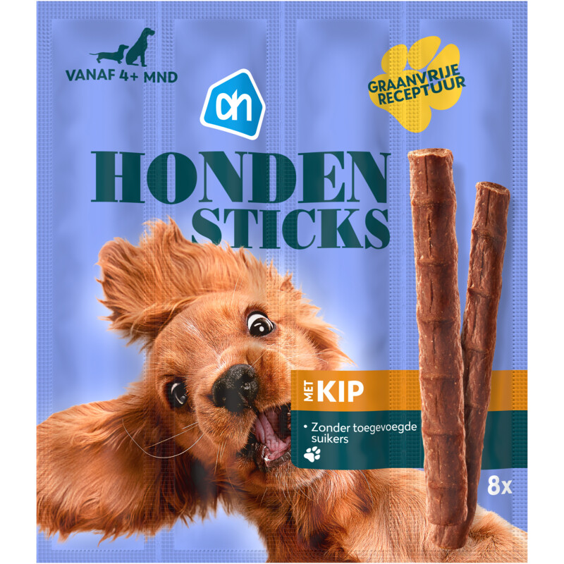 AH Hondensticks met kip graanvrij bestellen | Albert Heijn
