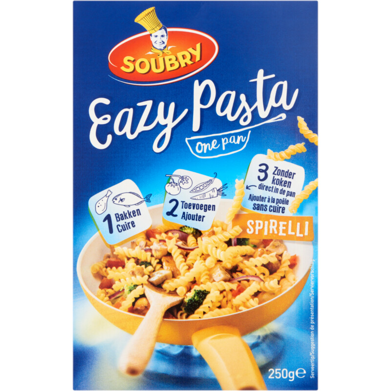 Soubry eazy pasta spirelli bel bestellen | Albert Heijn