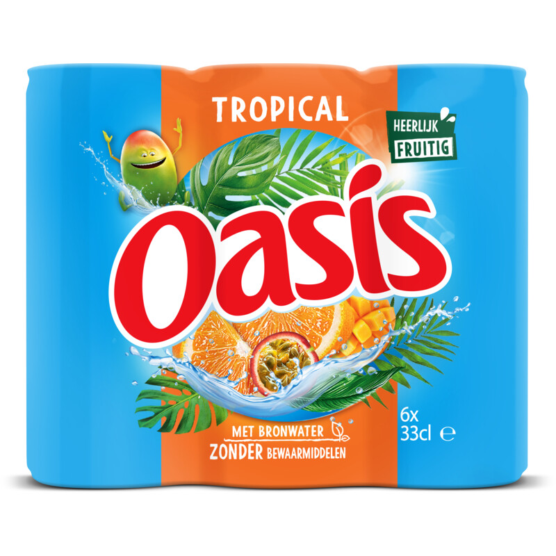 Oasis Tropical 6-pack reserveren | Albert Heijn