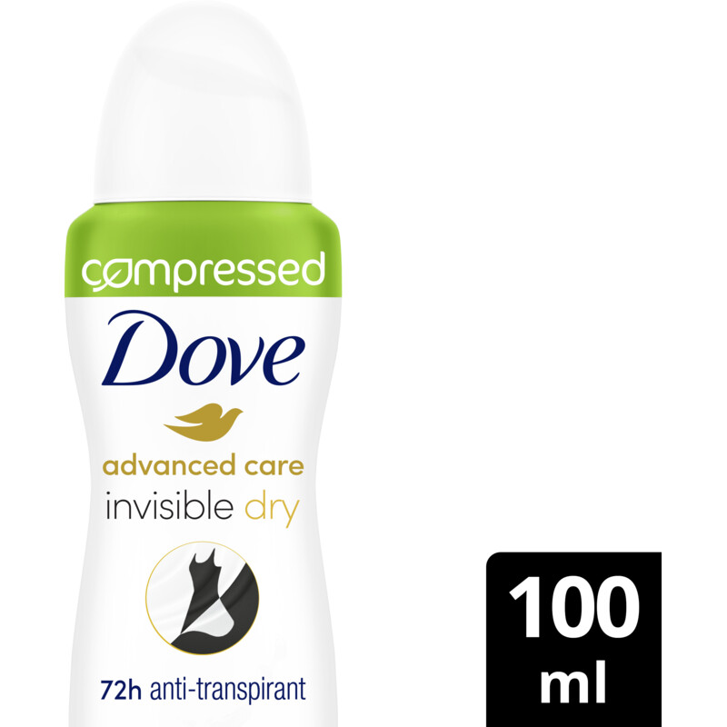 Dove Invisible dry compressed deodorant spray bestellen | Albert Heijn