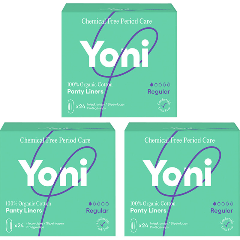 Yoni Inlegkruisjes Regular bio 3-pack bestellen | Albert Heijn