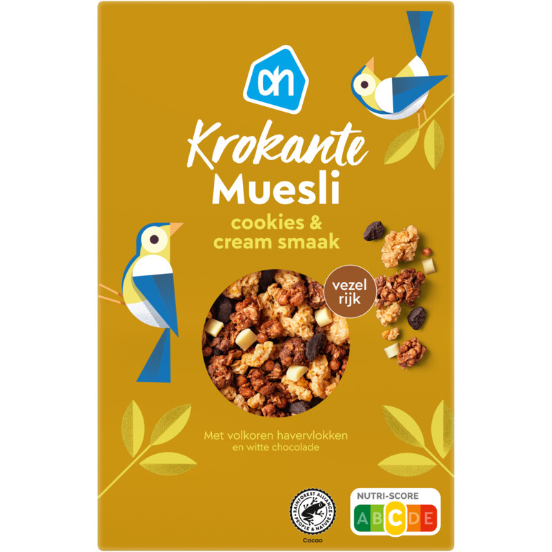 AH Krokante muesli cookies & cream smaak reserveren | Albert Heijn