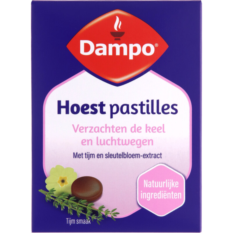 Dampo Hoest pastilles tijm smaak bestellen | Albert Heijn