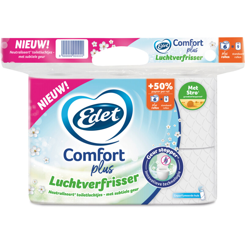 Edet Comfort plus luchtverfrisser 6=9 rol bestellen | Albert Heijn