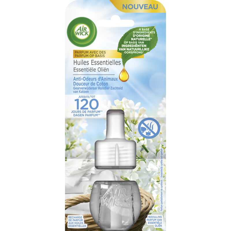 Air Wick Elektrische navulling huisdier katoen bestellen | Albert Heijn