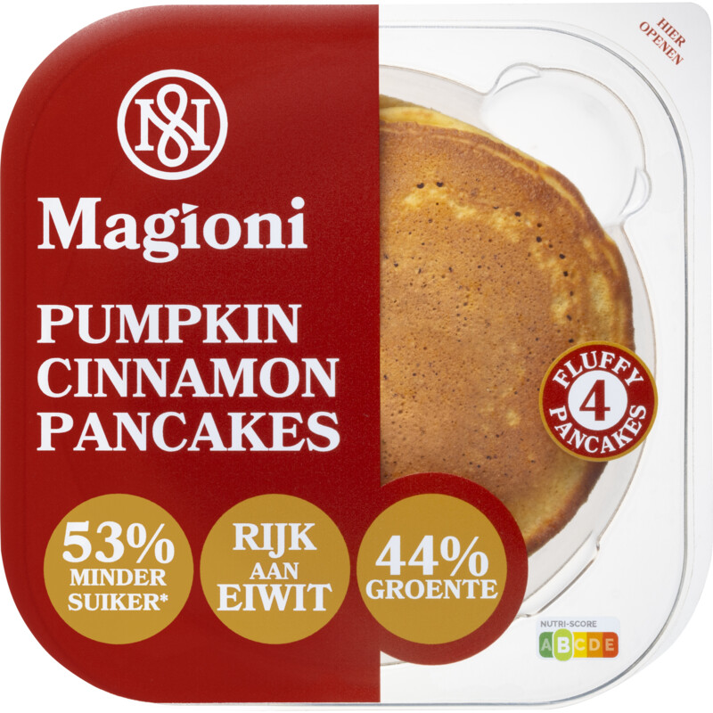 Magioni Pumpkin cinnamon pancakes reserveren | Albert Heijn
