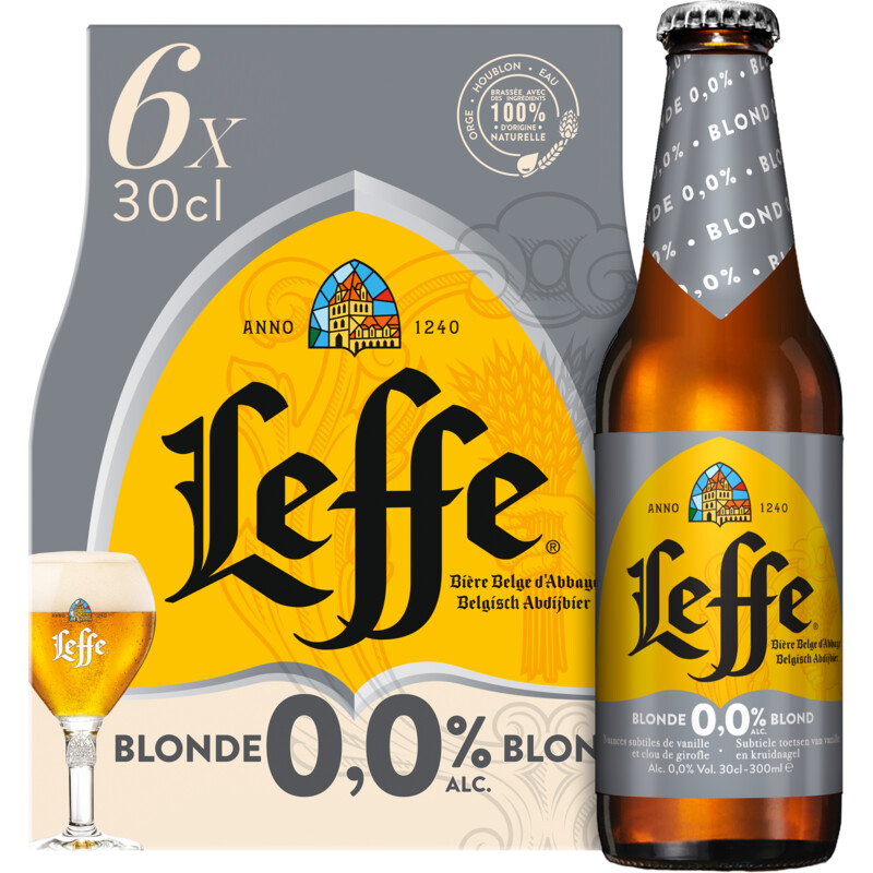 Leffe Blond 0.0% 6-pack bestellen | Albert Heijn