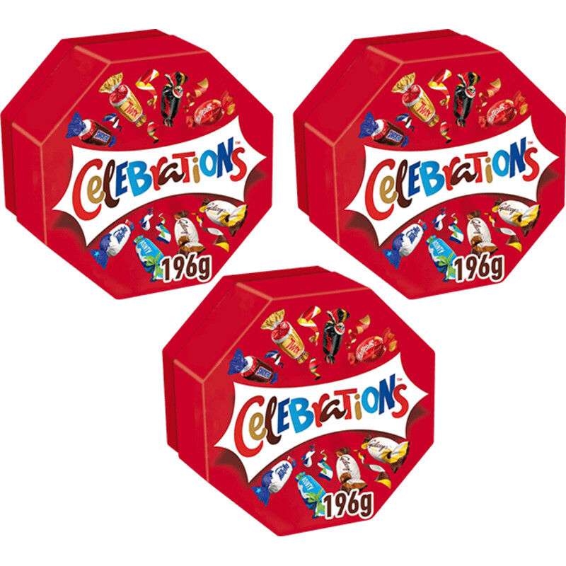 Celebrations Chocolade Cadeau 3-pack bestellen | Albert Heijn
