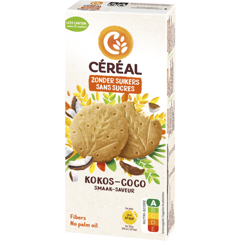 Céréal Kokos coco koekjes zonder suikers reserveren | Albert Heijn