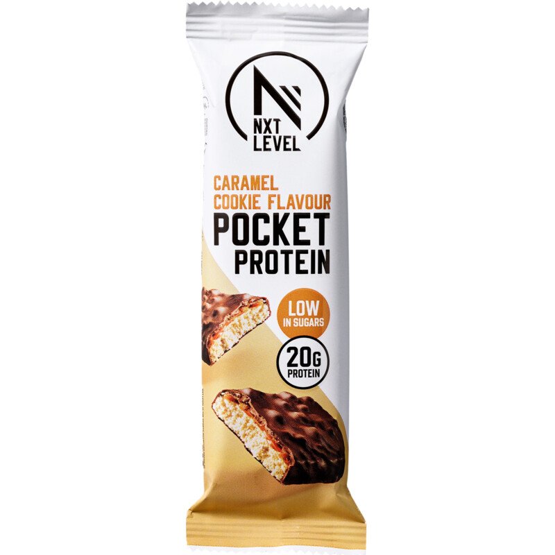 NXT Level Pocket protein caramel cookie bestellen | Albert Heijn