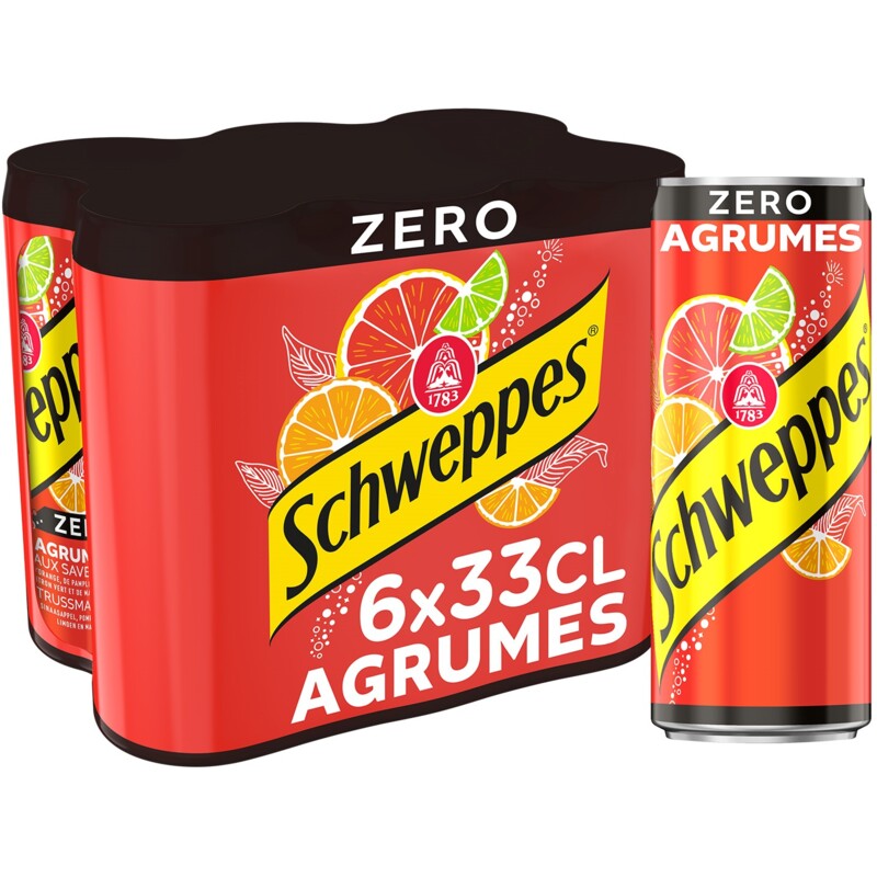 Schweppes Agrumes zero 6-pack bestellen | Albert Heijn