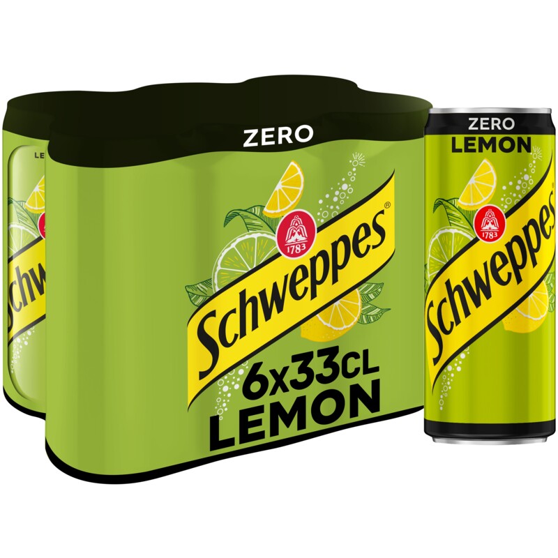Schweppes Lemon zero 6-pack bestellen | Albert Heijn