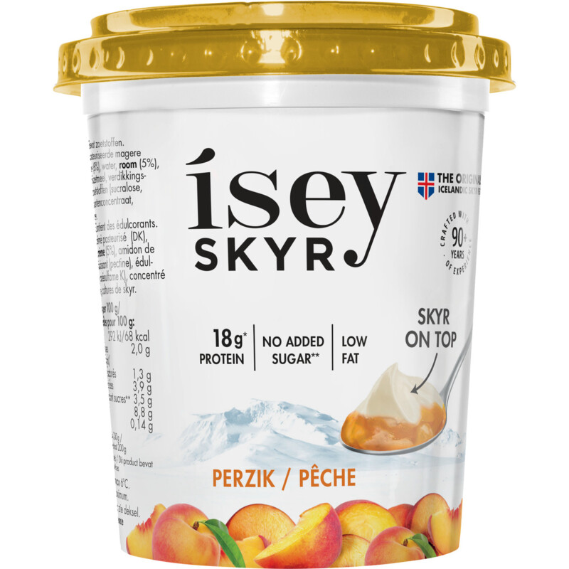 Isey Skyr perzik bestellen | Albert Heijn