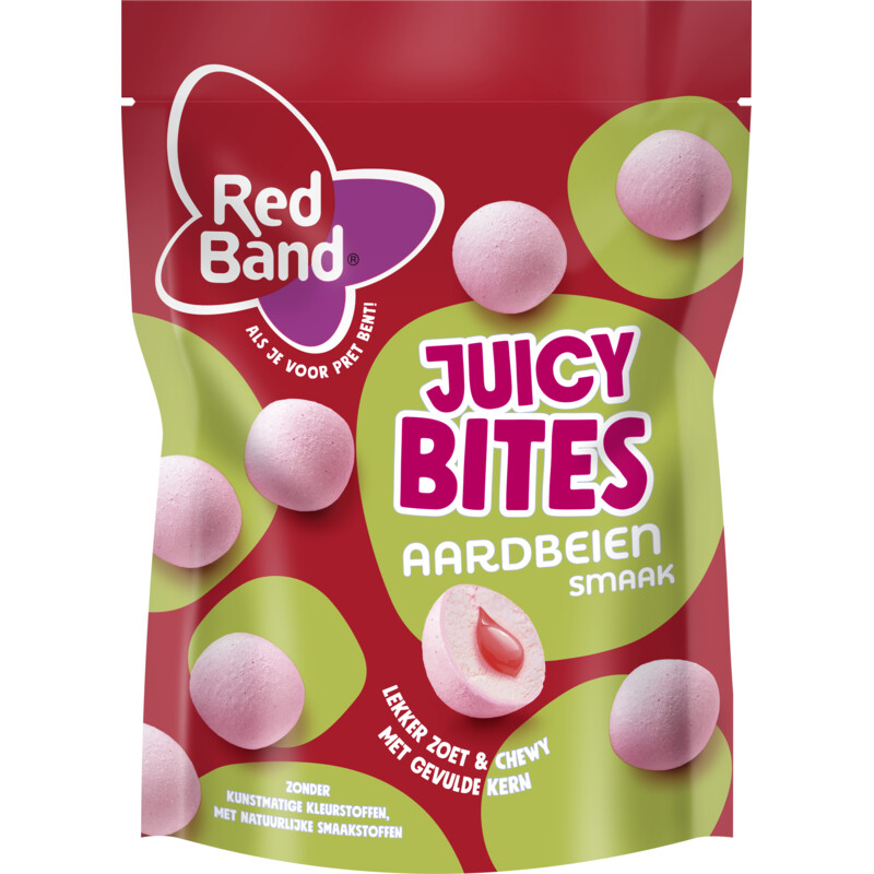 Red Band Juicy bites aardbeiensmaak bestellen | Albert Heijn