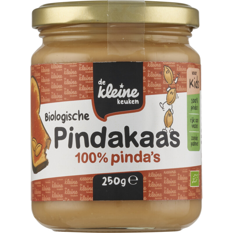 De Kleine Keuken Biologische pindakaas 100% pinda's kids reserveren ...