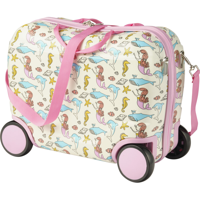 Princess traveller Kids ride on trolley roze bestellen | Albert Heijn