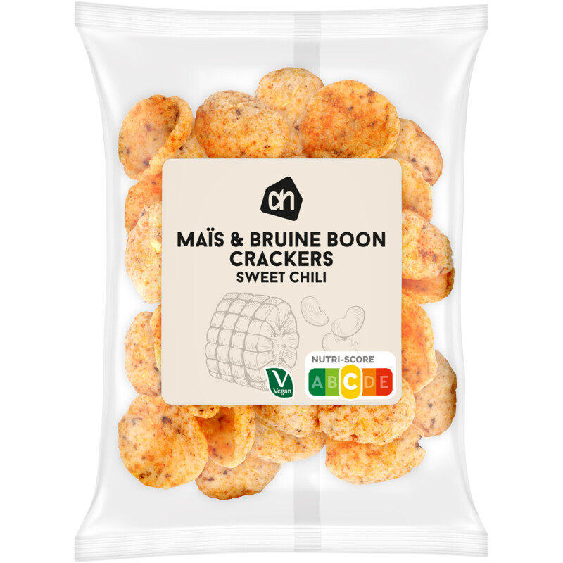 AH Maïs & bruine boon crackers sweet chili bestellen | Albert Heijn