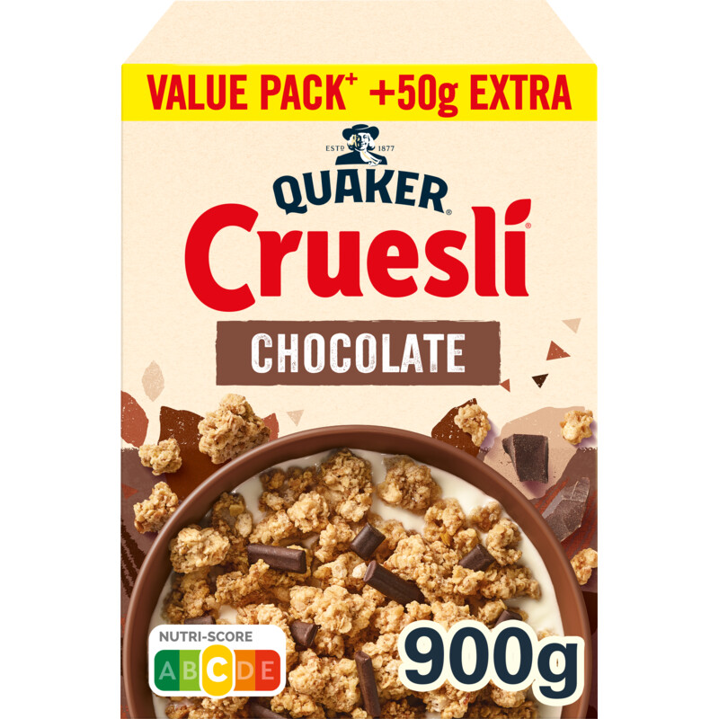 Quaker Cruesli chocolate value pack bestellen | Albert Heijn