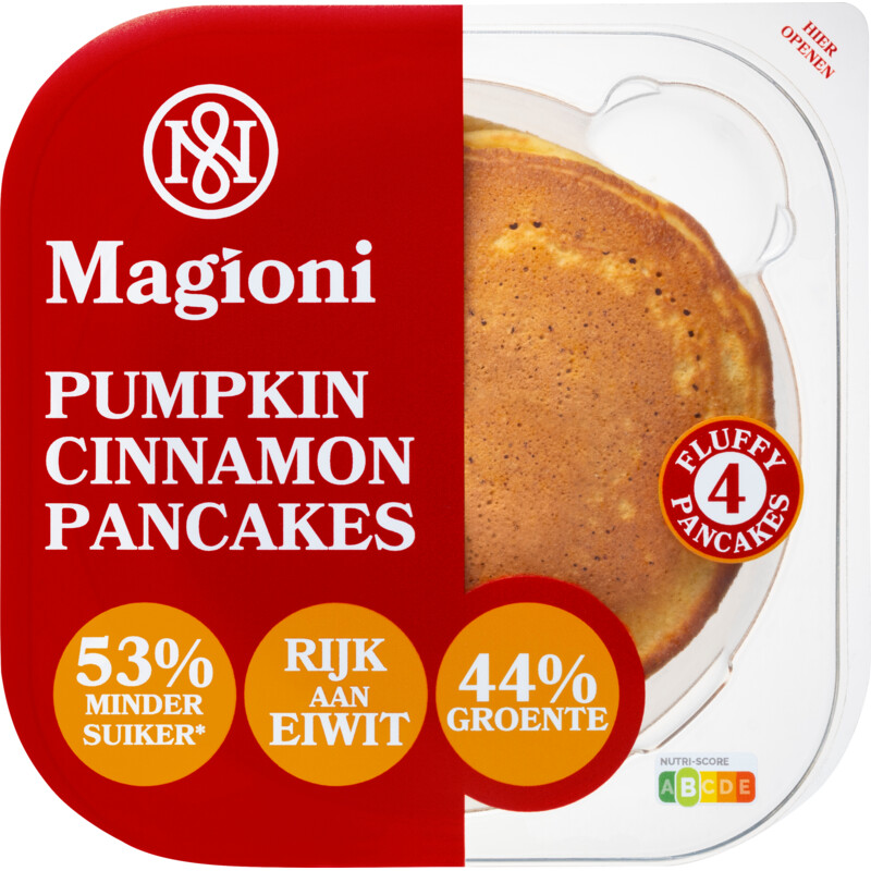 Magioni Pumpkin cinnamon pancakes reserveren | Albert Heijn