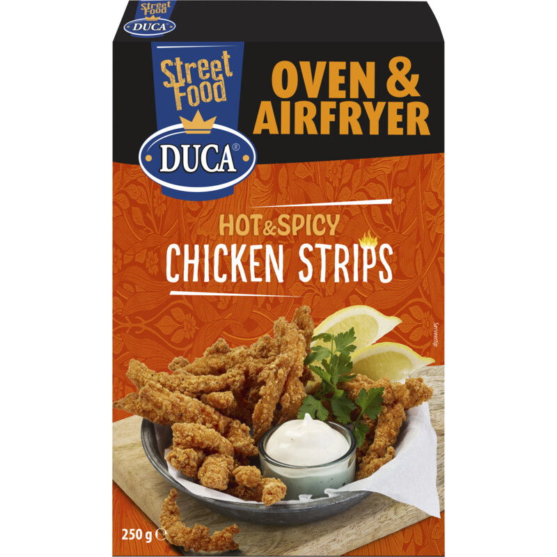 Duca Hot & spicy chicken strips bestellen | Albert Heijn