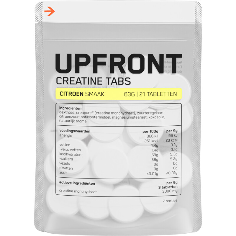 Upfront Creatine tabs citroen bestellen | Albert Heijn
