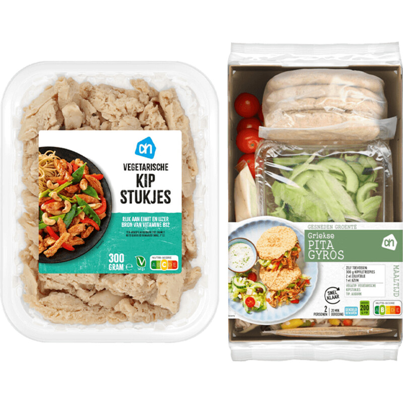 AH Vega gesneden verspakket Pita Gyros reserveren | Albert Heijn AH Vega gesneden verspakket Pita Gyros reserveren | Albert Heijn