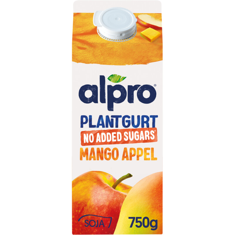 Alpro Plantgurt no added sugars mango appel reserveren | Albert Heijn