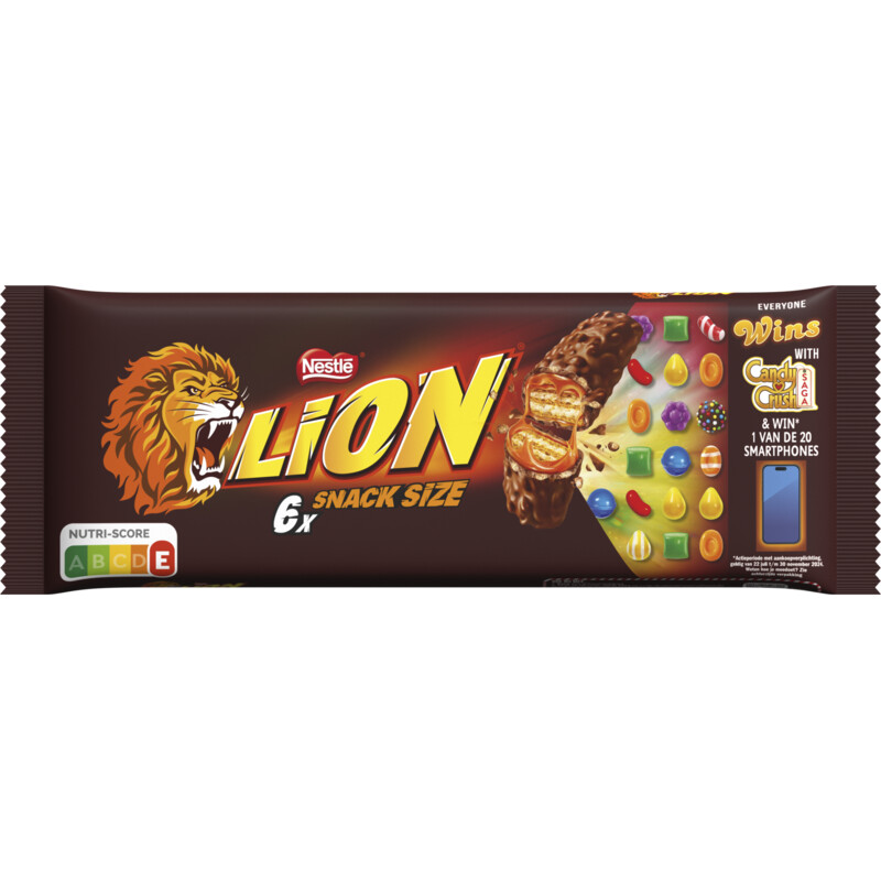 Lion Melkchocolade reep 6-pack bestellen | Albert Heijn