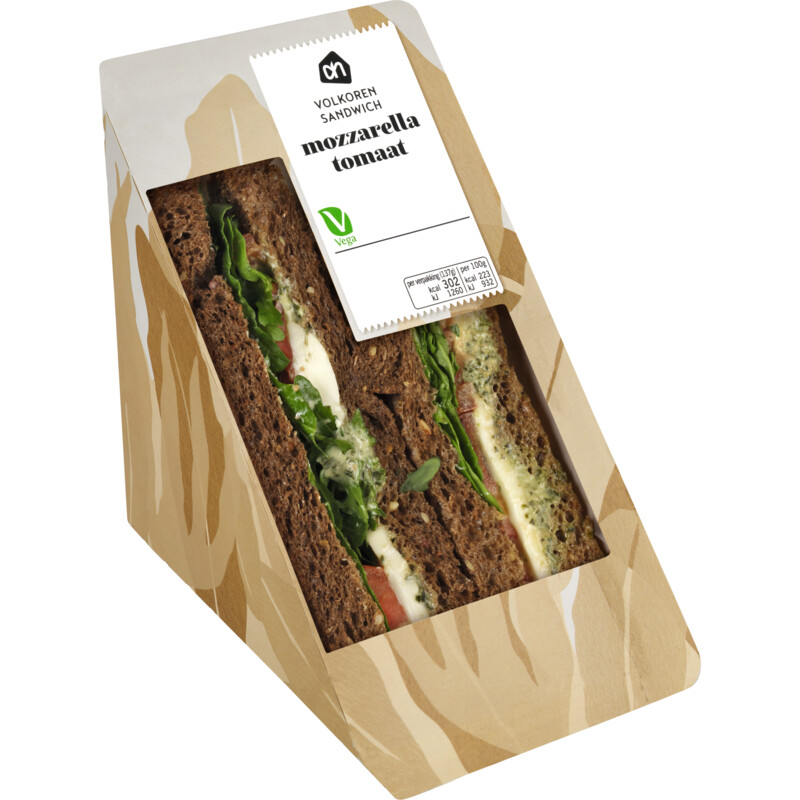 AH Volkoren sandwich mozarella tomaat bestellen | Albert Heijn