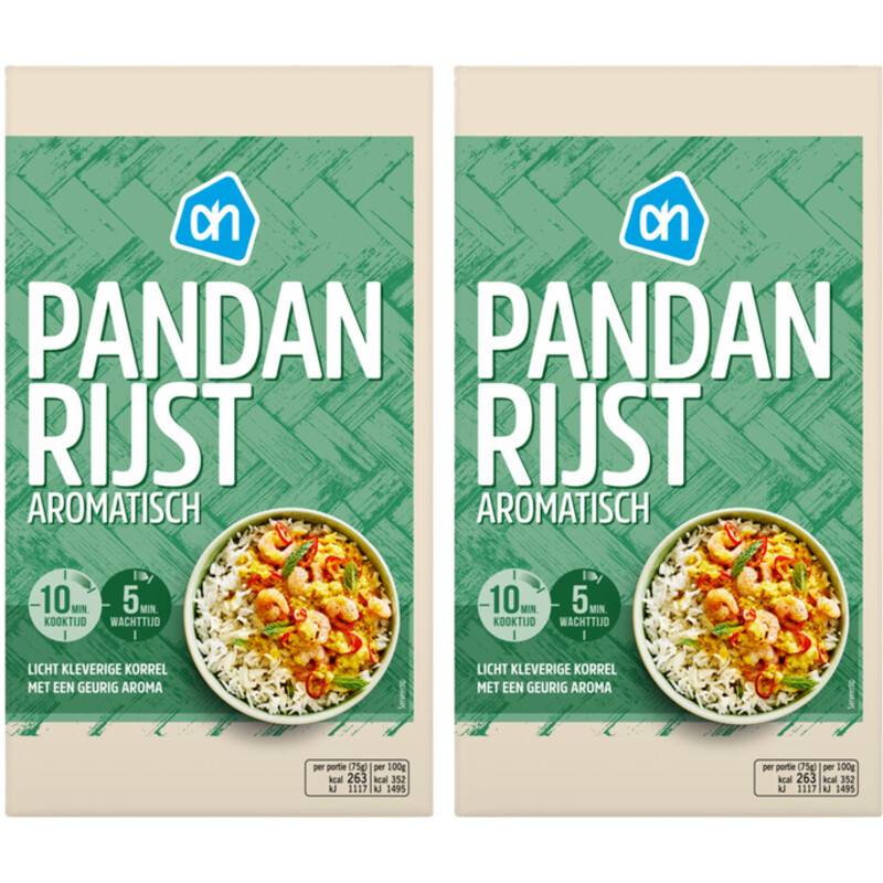 AH Pandan Rijst 2-pack bestellen | Albert Heijn