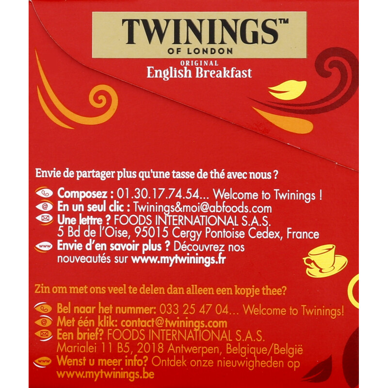 Twinings English breakfast bestellen | Albert Heijn