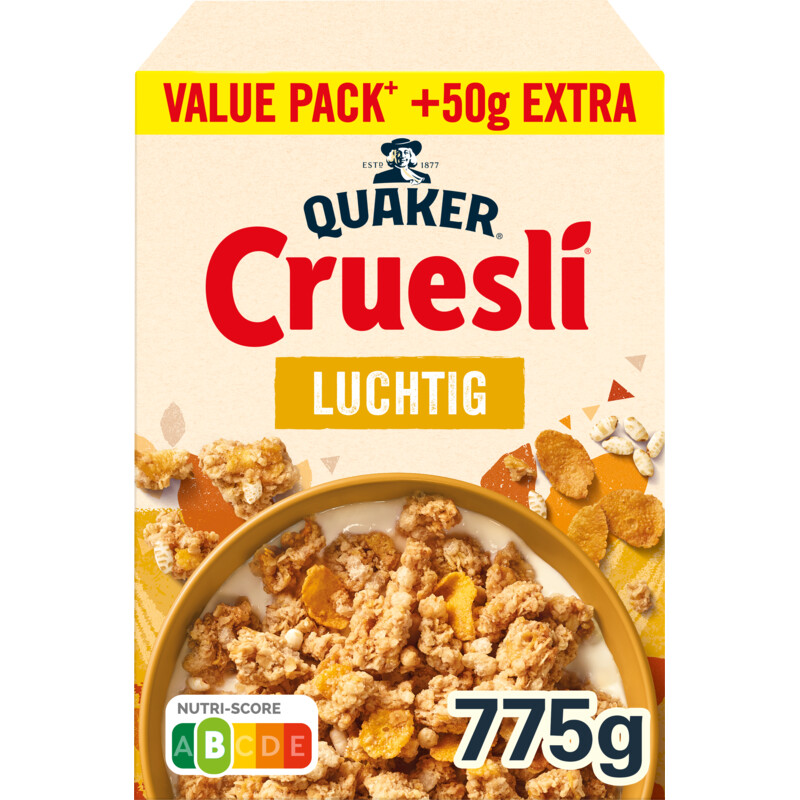 Quaker Cruesli luchtig value pack reserveren | Albert Heijn